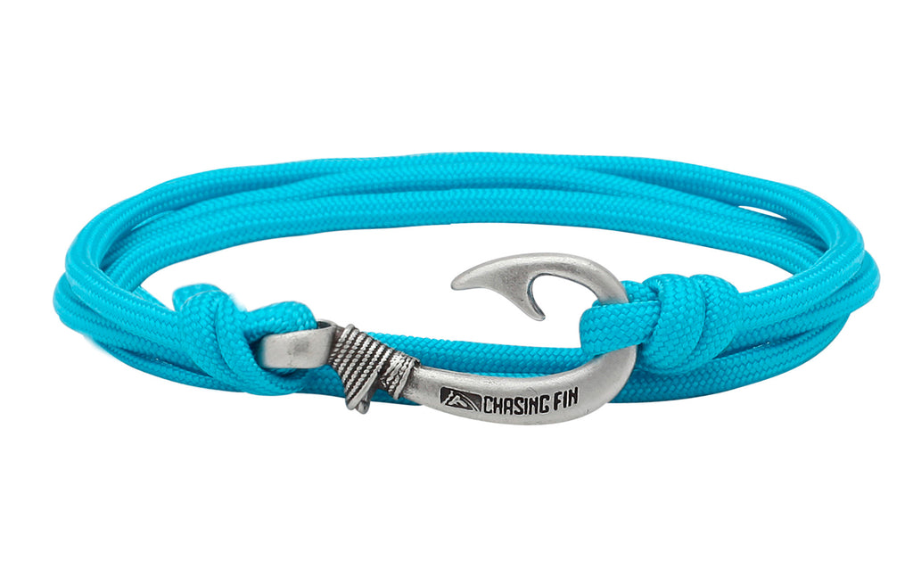 Turquoise Fish Hook Bracelet – Fish Hook Bracelets | Chasing Fin Apparel
